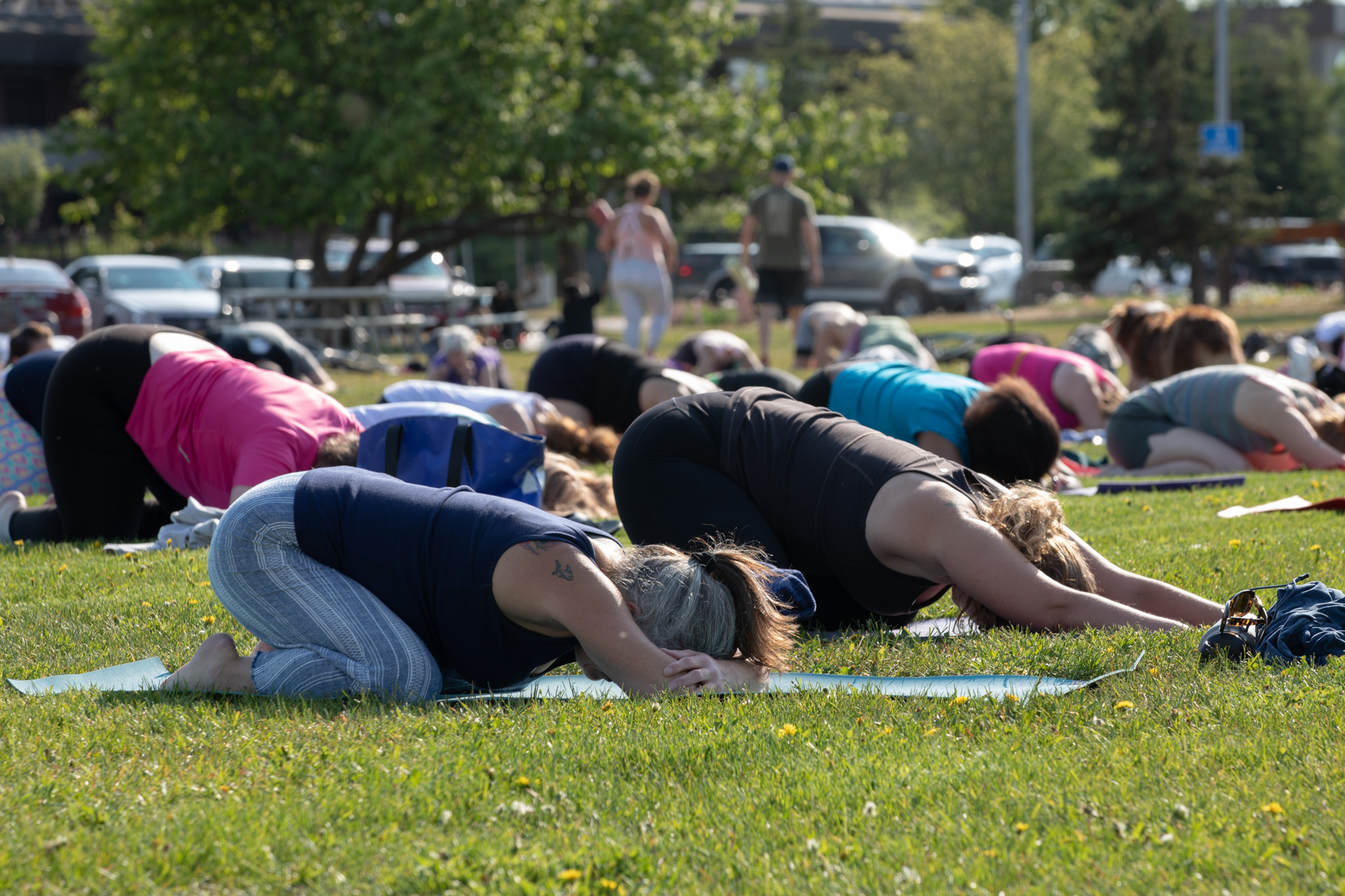 Yoga In The Park In Anchorage With The Alaska Club